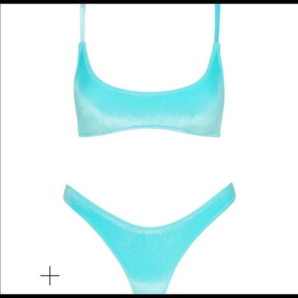 Triangl Swimwear Swim Triangl Maci Cheeky Cut Bottoms Blue Crush Bikini Nwt Bag Poshmark